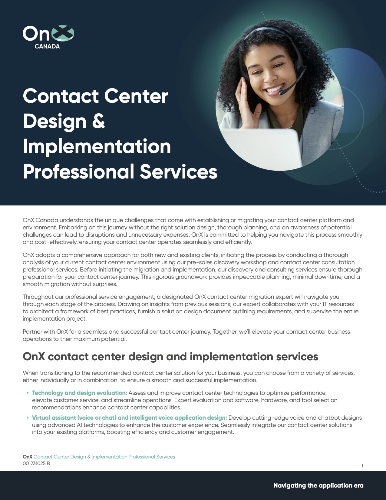 Contact Center Design & Implementation Professional Services
