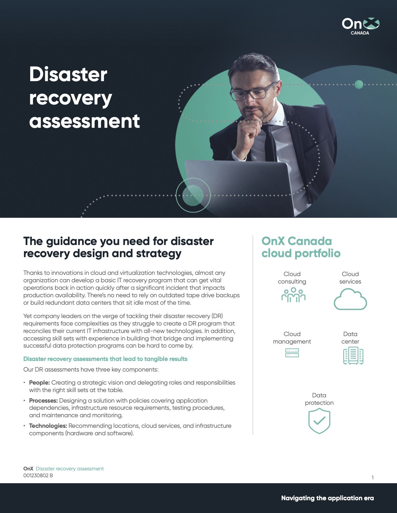 Disaster recovery assessment